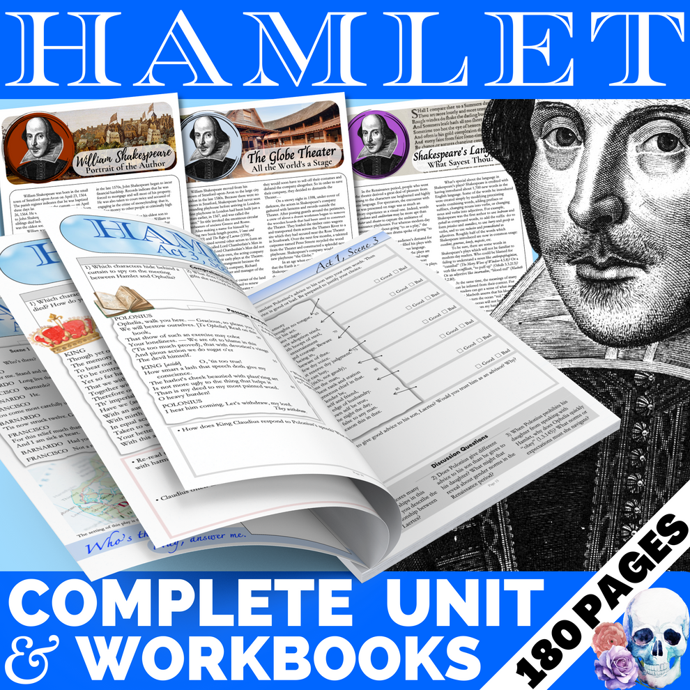 Hamlet | Complete Teaching Unit with Workbook & Answer Key – Rigorous ...