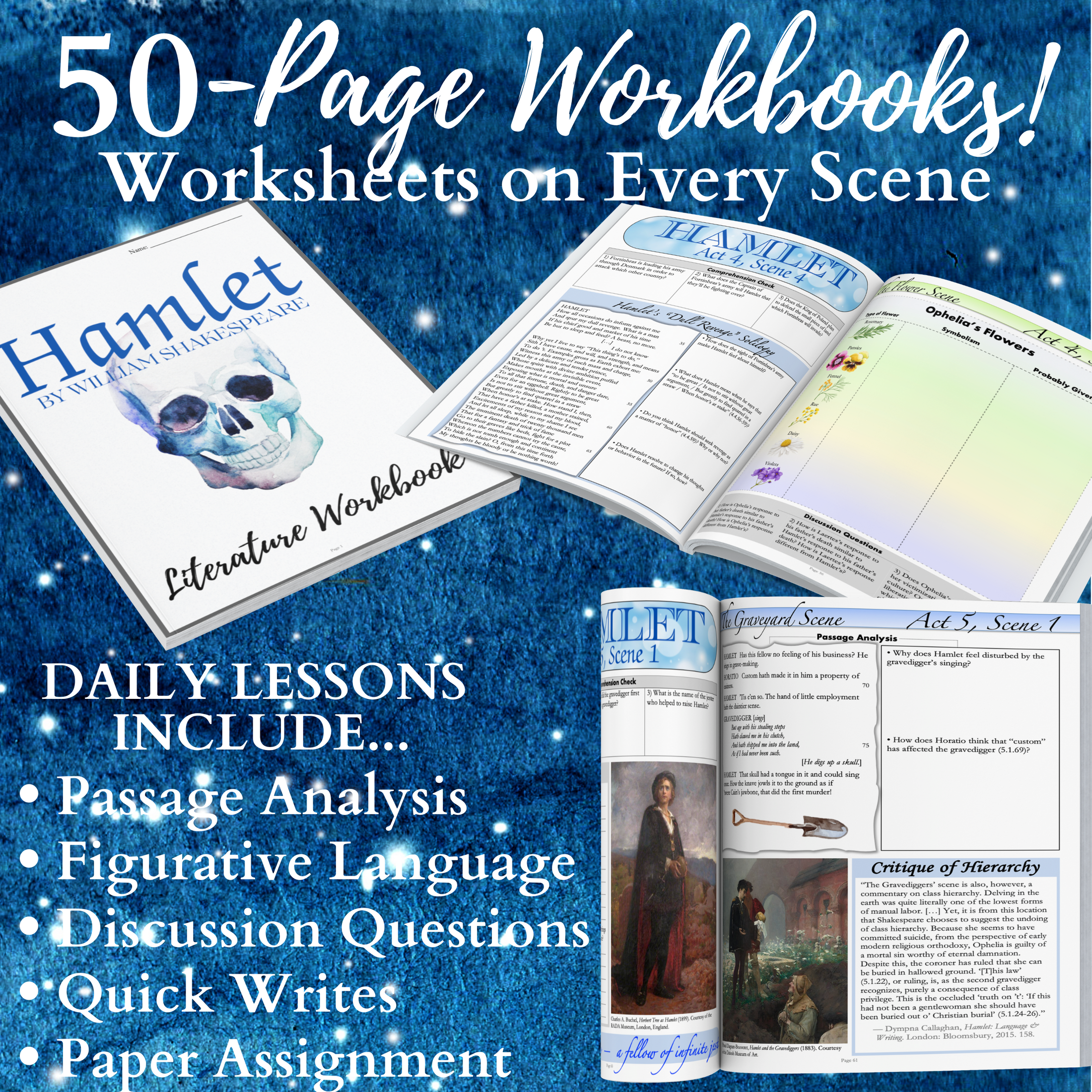 Hamlet | Complete Teaching Unit with Workbook & Answer Key – Rigorous ...