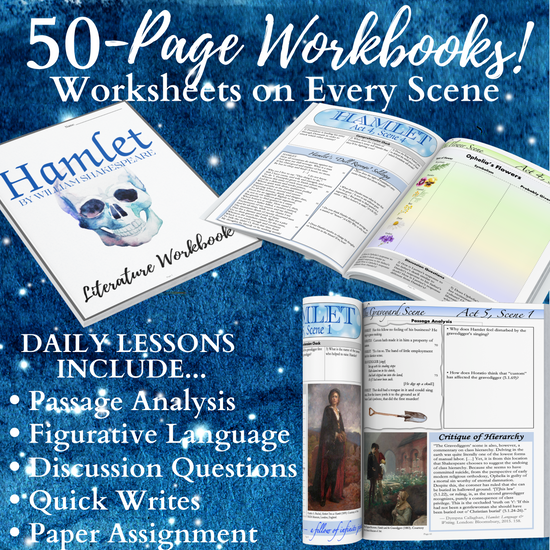 Hamlet | Complete Teaching Unit with Workbook & Answer Key – Rigorous ...