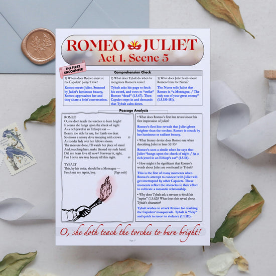 Romeo and Juliet | Complete Teaching Unit with Workbook & Answer Key ...