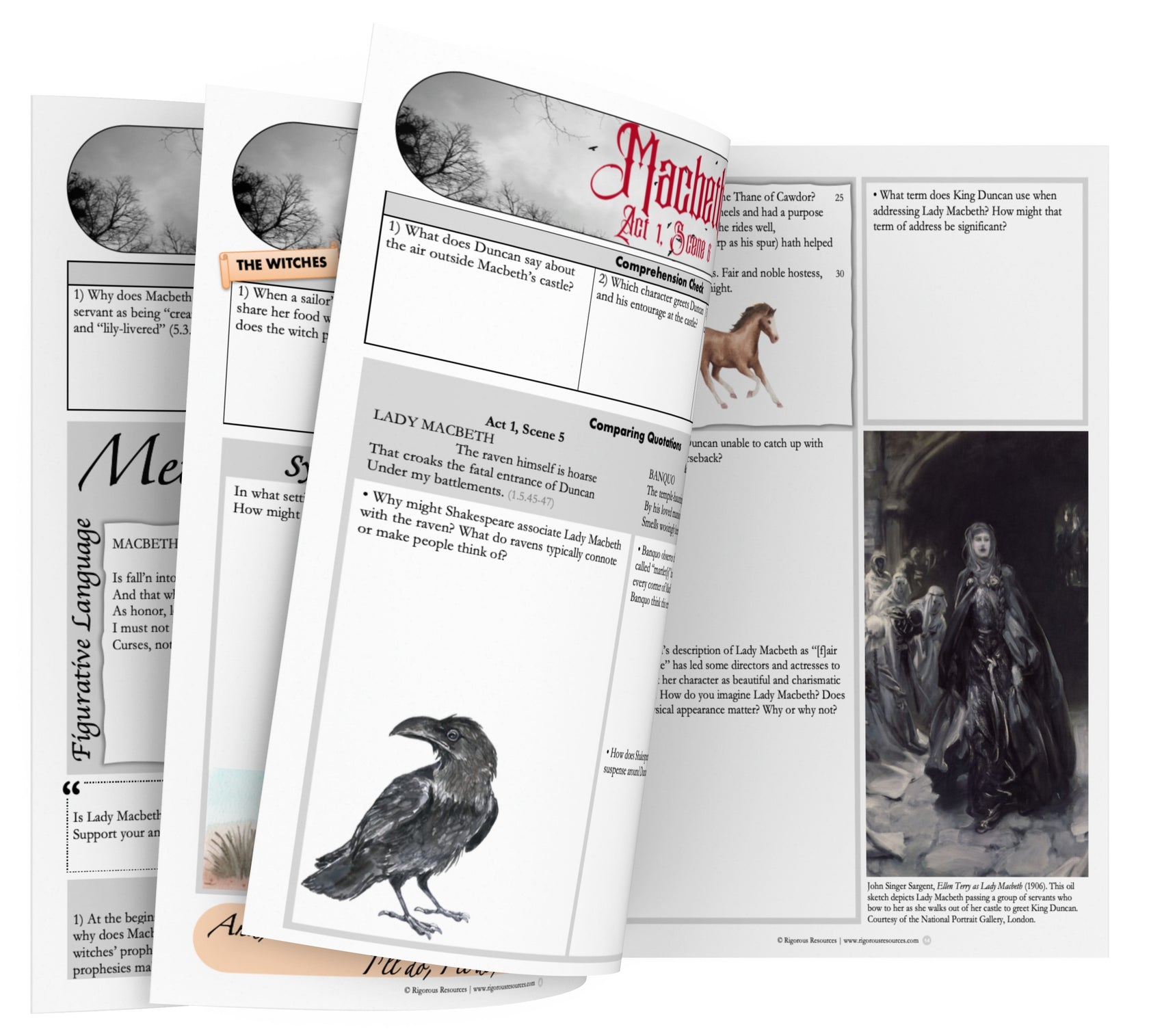 Macbeth | Complete Teaching Unit with Workbook & Answer Key – Rigorous ...