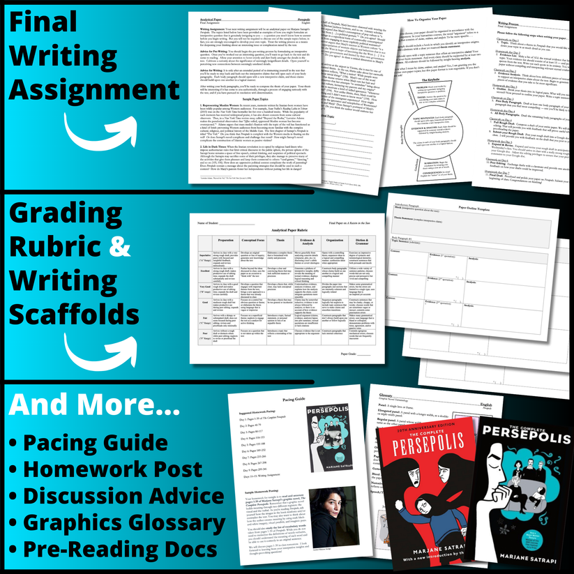 Persepolis by Marjane Satrapi | Complete Teaching Unit – Rigorous Resources