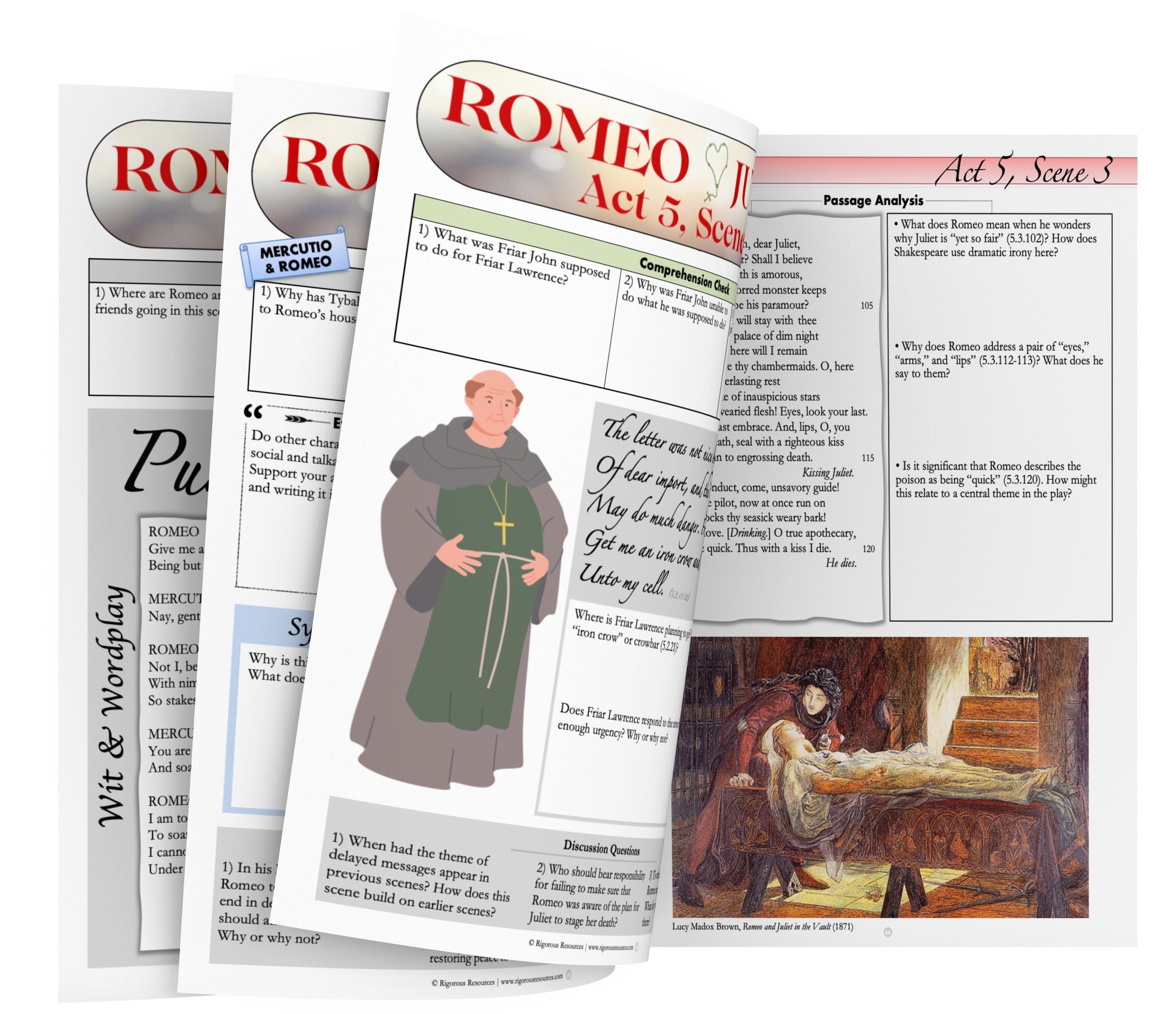 Romeo and Juliet | Complete Teaching Unit with Workbook & Answer Key ...