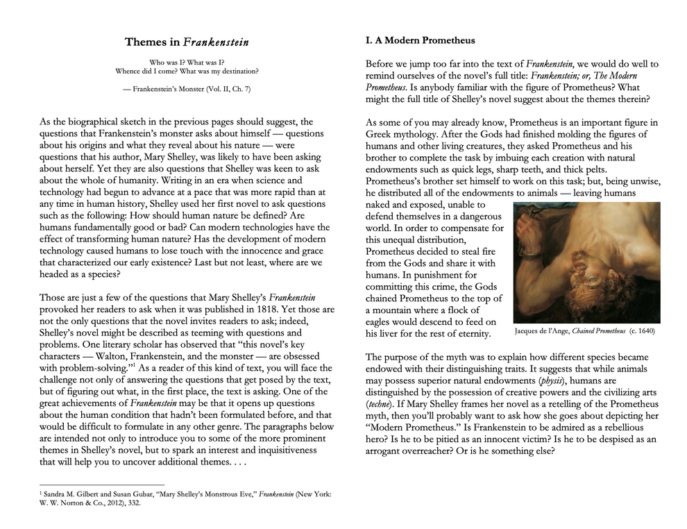 Frankenstein by Mary Shelley | Complete Teaching Unit – Rigorous Resources
