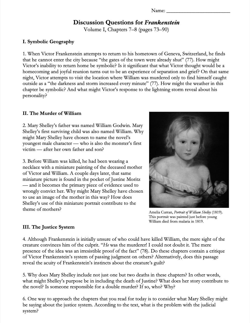 Frankenstein by Mary Shelley | Complete Teaching Unit – Rigorous Resources