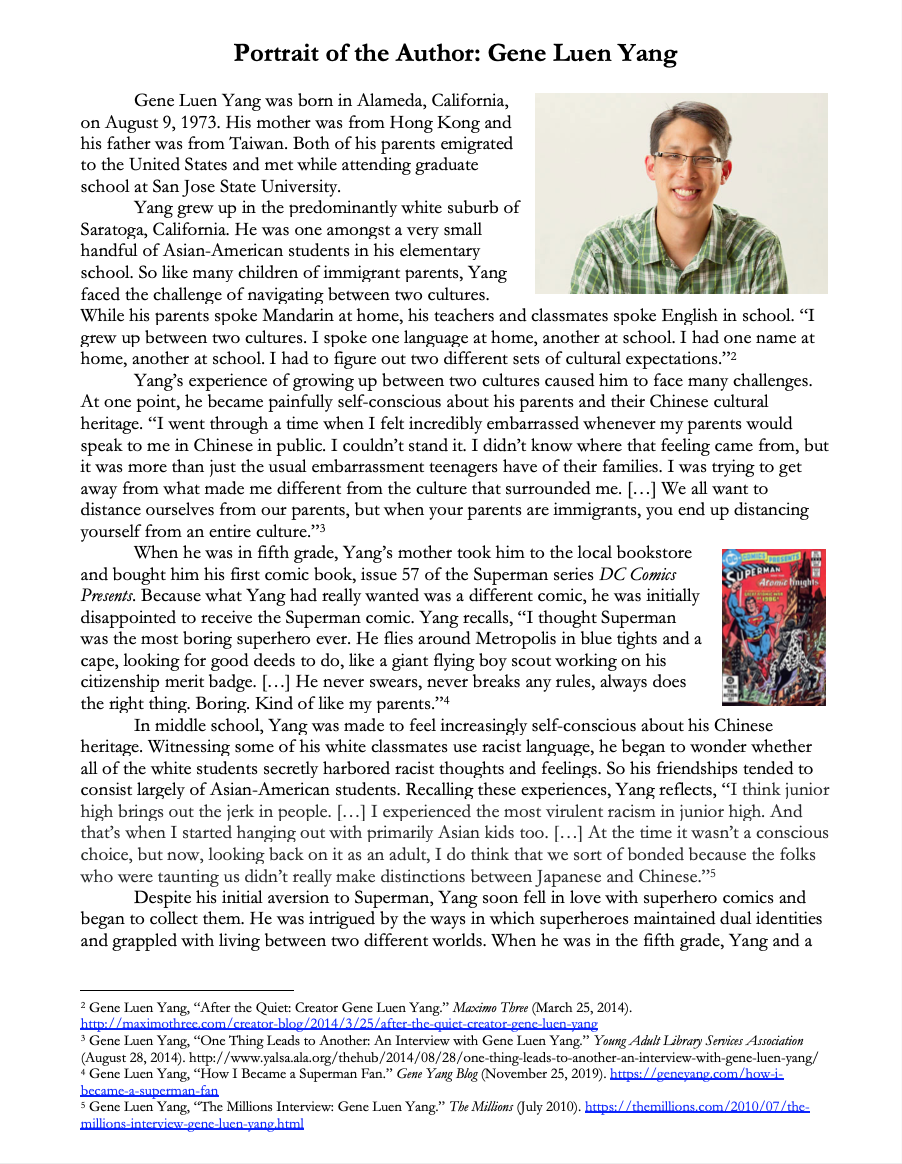 American Born Chinese by Gene Luen Yang | Complete Teaching Unit ...