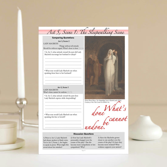 Macbeth | Complete Teaching Unit with Workbook & Answer Key – Rigorous ...
