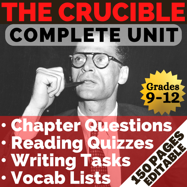 The Crucible by Arthur Miller | Complete Teaching Unit – Rigorous Resources