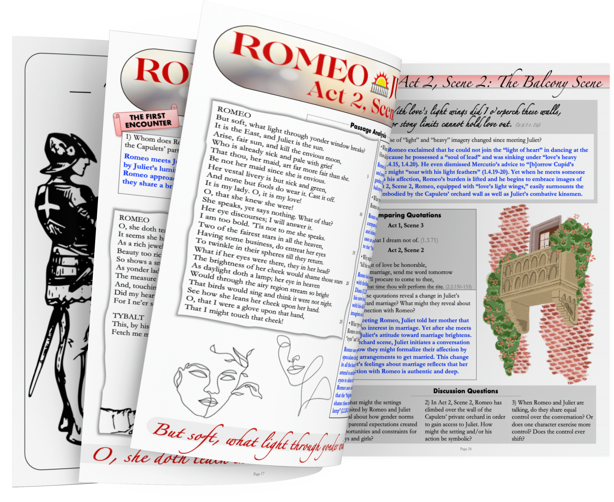 Romeo and Juliet | Teaching Unit with Workbook & Answer Key – Rigorous ...